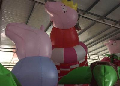 Cina Il gigante scherza il parco di divertimenti gonfiabile dei buttafuori del maiale combinato gonfiabile di Peppa in vendita