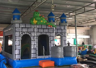 China 3 in 1 großem Drache-Schlag-Haus-Dia kombiniert, Dinosaurier-springendes Schlag-Haus zu verkaufen