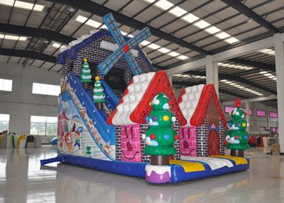 Cina Festival di tema su ordinazione di Buon Natale del mulino a vento il grande gonfiabile asciuga lo scorrevole per il partito in vendita
