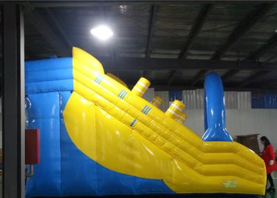 Cina Scorrevole asciutto di colore del cielo blu o bagnato gonfiabile con l'arco Door&Stairs in vendita