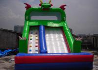 China Big Dragon Inflatable Bounce Slide Combo Custom Theme UV - Resistance for sale