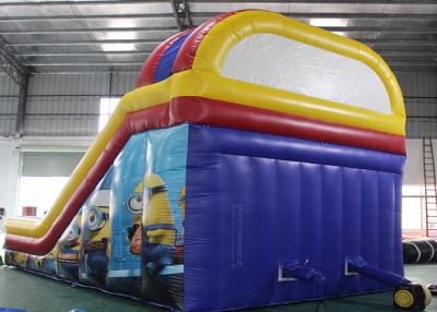 Cina Il PVC dei bambini gonfiabile asciuga i vicoli doppi del fumetto di divertimento del servo dello scorrevole con le scale in vendita