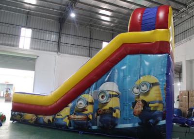 Cina Il PVC dei bambini gonfiabile asciuga i vicoli doppi del fumetto di divertimento del servo dello scorrevole con le scale in vendita