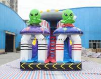 China Advertisement Inflatable Dry Slide For Adults Alien Inflatable Slide for sale
