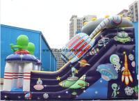 China Advertisement Inflatable Dry Slide For Adults Alien Inflatable Slide for sale