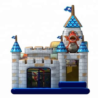 Cina Buttafuori gonfiabili di salto gonfiabili del tester del drago 5×5 del castello dei bambini in vendita