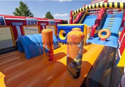 China 12x4m Opblaasbare Hinderniscursussen Te koop