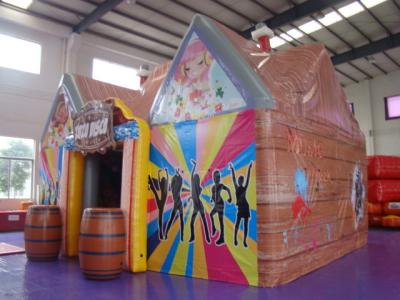 China Adverterend pvc-Geteerd zeildoek 8X6m Opblaasbare Bellentent Te koop