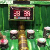 China Amusement Park Inflatable Poke A Mole Game For IPS System for sale