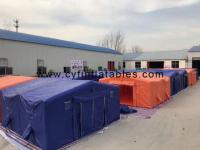 China Digital Printing Fireproof 14×8M Inflatable Party Tent for sale