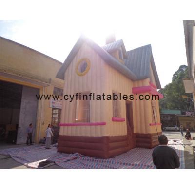 China Commerciële 12x8m Huis van de de Partijtent van 18 oz het Opblaasbare Te koop