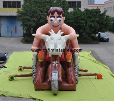 China ODM 8×5 meet 0.55mm Opblaasbare de Motorfietsdia van pvc Te koop