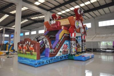 China Tema tribal 8×5M Inflatable Dry Slide para o quintal à venda