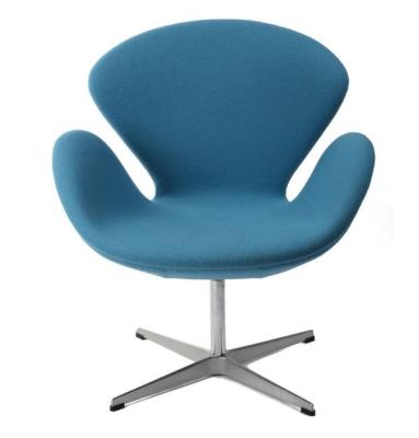 China Modern hotel lobby living room dark purple bar swan chair for sale
