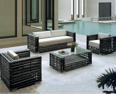 China Poly Rattan Outdoor wicker Sofa furniture sets for sale