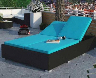 China Hot sale Garden patio sunbed beach chair sofa sets furniture for sale