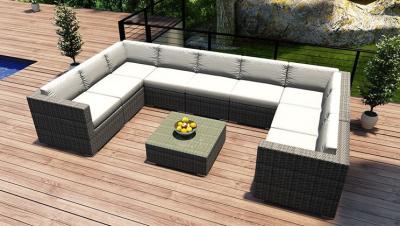 China Hot design Outdoor garden Furniture PE Rattan wicker patio sofa sets for sale