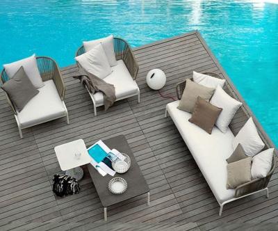 China New design PE Rattan wicker hotel Outdoor garden Furniture sofa sets for sale