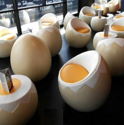 China Creative Design Home Leisure dining armchair egg Chairs restaurant chair for sale