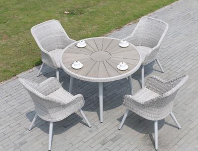 China Modern Poly Rattan wicker chair Outdoor Garden furniture sets Coffe table chair for sale