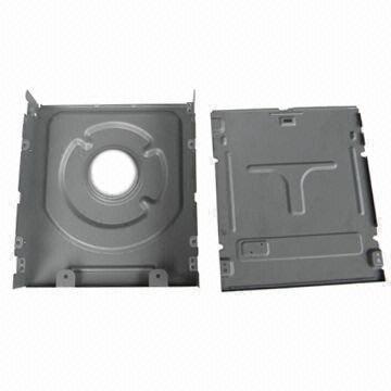 China Thin Metal Stamped Parts Secc 0.4mm Thick For Car Cd Player Shell for sale