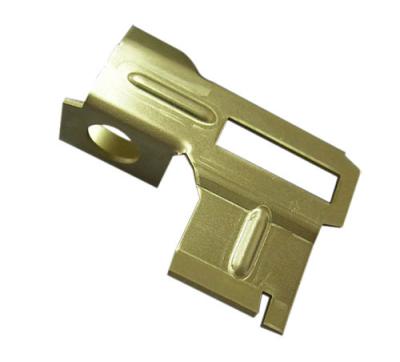China Brass Sheet Metal Stamped Parts 1.5mm Thickness Made By Progressive Die for sale