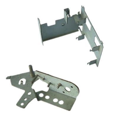 China Sheet Metal Stamping Parts Galvanized Steel / SECC , ISO for sale