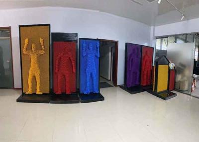 China Impressão Pin Wall Life Size Plastic 3D Art Board For Mall Playing à venda