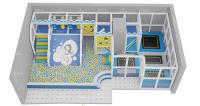 China Custom Ocean Theme Indoor Playground Equipment with 114mm Galvanized Steel Pipe for sale