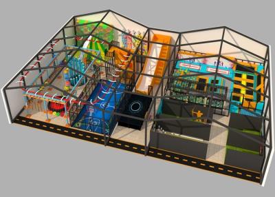 China Sprungs-und Schlag-Trampoline-Park-Spiel-Boden-Spinnen-Wand-Kletterwand zu verkaufen