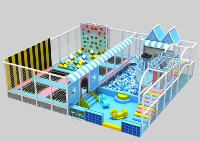 China Volcano Climbing Indoor Large Rectangular-Trampoline Ninja Course Foam Zone Te koop