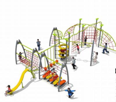 Cina i bambini netti rampicanti della struttura della corda del tubo di acciaio di 114mm Galavanized parcheggiano in vendita