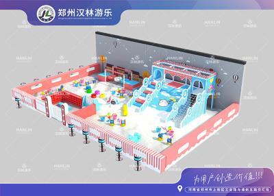 Cina Labirinto dell'interno del gioco del campo da giuoco del compensato del PVC dell'attrezzatura di tema dell'interno di Macaron in vendita