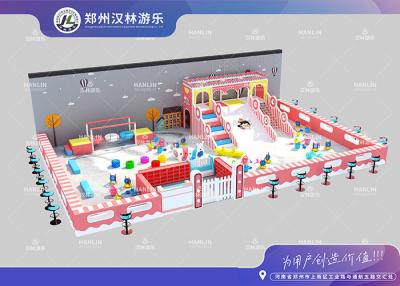 Cina Labirinto dell'interno del gioco del campo da giuoco del compensato del PVC dell'attrezzatura di tema dell'interno di Macaron in vendita