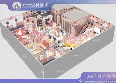 Cina Gioco dell'interno Maze Children Indoor Playground Structures dei bambini di colore leggero in vendita