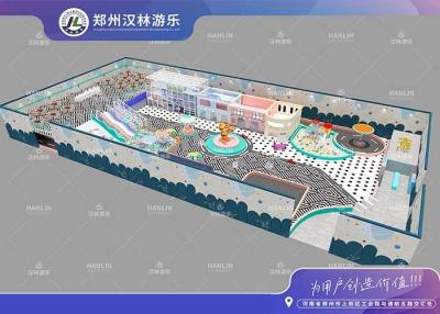 Cina Attrezzatura dell'interno del campo da giuoco della grande città variopinta per Chlidren in vendita