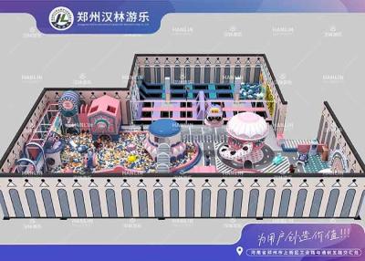Cina Campo da giuoco dell'interno variopinto dell'OEM con il trampolino ed il corso di avventura in vendita