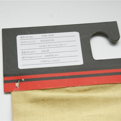 China Antibesnoeiing en Vuurvaste Gebreide Stof 0.8mm van Paragraaf Aramid Dikte Te koop