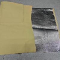 China Para Aramid Aluminum Coated Fabric 500gsm Heat Resistant 400C for sale