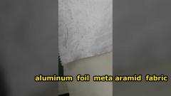 Aluminum Foil Meta Aramid Fabric
