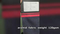 aramid fabric  weight  120gsm   50%  meta  aramid   ,50% flame   retardant  viscose