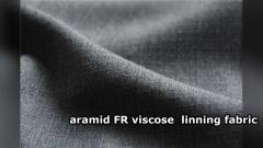 aramid FR viscose  linning fabric