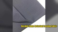 Lenzing Viscose Fabric Durable Flame Retardant Textile