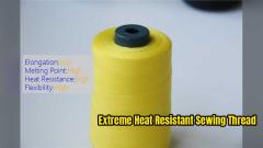 Heavy Duty Para Aramid Sewing Thread High Heat Resistance