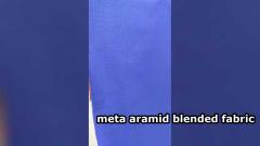 `Nomex IIIA Type 93/5/2 Meta Aramid Fabric 160gsm Bright Blue FR Anti-static Fabric for Oil Gas Summ