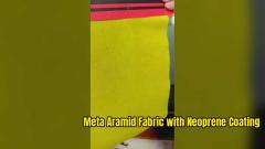 Meta aramid fabric with neoprene coating fabric（waterproof fabric）
