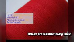 Meta Aramid Fire Resistant Sewing Thread High Strength