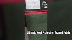 High Heat Aramid Aluminium Foil Fabric for Industrial Safety
