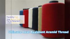 Heat Resistant Aramid Thread for Industrial Safety Gear
