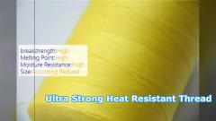 Heavy Duty Para Aramid Sewing Thread Heat Resistant